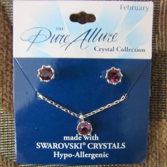 Pure Allure | Jewelry | Pure Allure Swarovski February Crystal ...